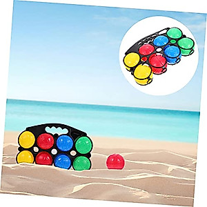TOYANDONA 8pcs Grass Globe Outdoor Kids Toys Childrens Toys Plastic Playes Colorful Grass Ball Colorful Play Ball Water Play Ball Plastic Ball Mini Kids Sports Toys Garden Ball