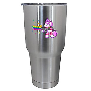 Epic Designs Cups drinkware tumbler sticker - Unicorn colorful - funny inspirational cool sticker decal