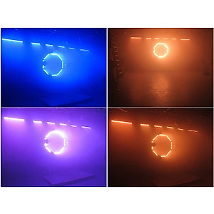 MFL. DJ Light Bar, 9-LED Stage Light Bar Cob Led RGBW Quad Colors DMX Pixel control Metal Body for DJ Stage Lighting Club Party