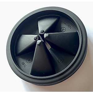 Sink Baffle Splash Guard for In-Sink-Erator Garbage Disposals, 3.25" inside diameter, Antimicrobial, QCB-AM for EVOLUTION Series InSinkErator disposals