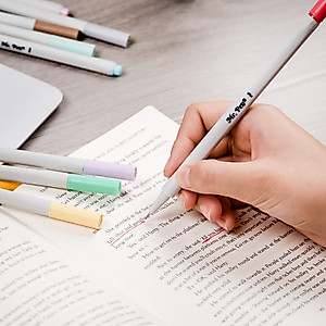 Mr. Pen- Fineliner Pastel Pens, 12 Pack, Pastel Colors, Bible Pens, No Bleed Fine Point Pen, No Smudge Fine Tip Markers, Journal Pens, Fine Tip Pens, Drawing Pen, Note Taking Pen