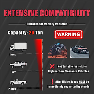 TEKTON 1 Inch Drive Deep 6-Point Impact Socket Set, 9-Piece (1-2 in.) | 4892 and BIG RED TA92006 Torin Pneumatic Air Hydraulic Bottle Jack with Manual Hand Pump, 20 Ton (40,000 lb) Capacity, Red