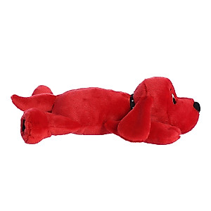 Aurora® Playful Clifford® Laying Clifford Stuffed Animal - Childhood Nostalgia - Lasting Companionship - Red 11 Inches