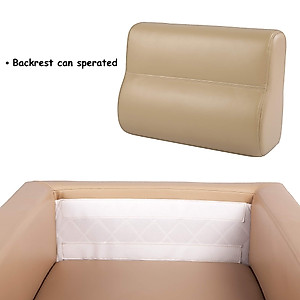 LUCKYERMORE Set of 2 Office Guest Chairs Waiting Room Chairs Lobby Chairs Black Leather Chairs Sofa Barrel Club Chairs Heavy Duty and Great Support Cushion Armchair for Office Guest Reception