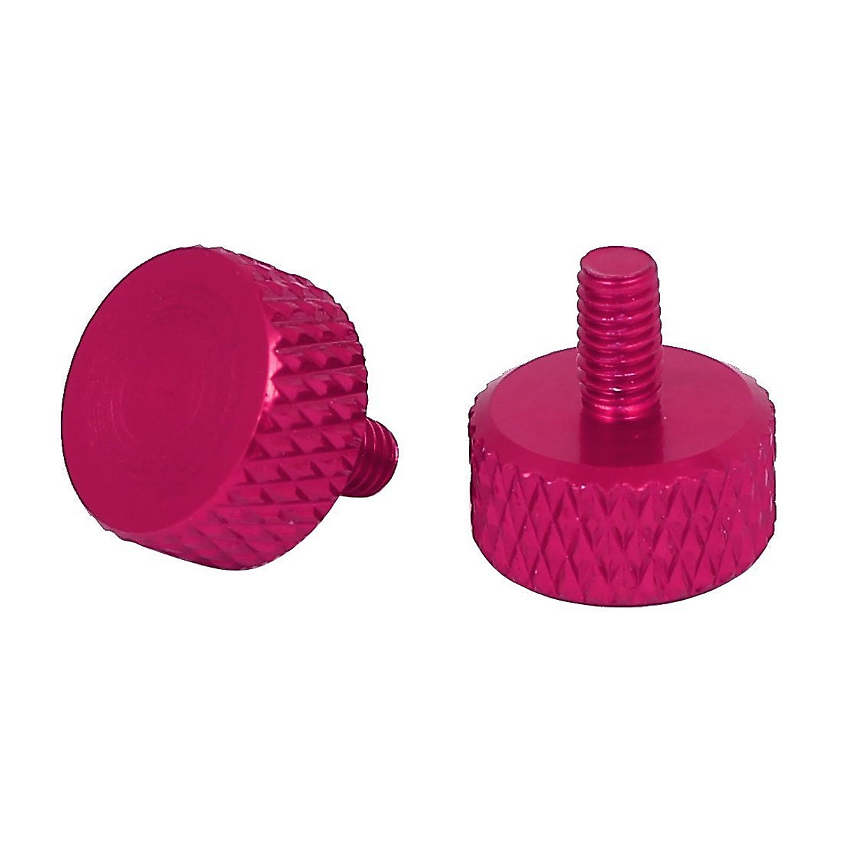 LIMEI-ZEN Computer PC Graphics Card M3.5x6mm Flat Head Knurled Thumb Screws Fushcia 10pcs Screws