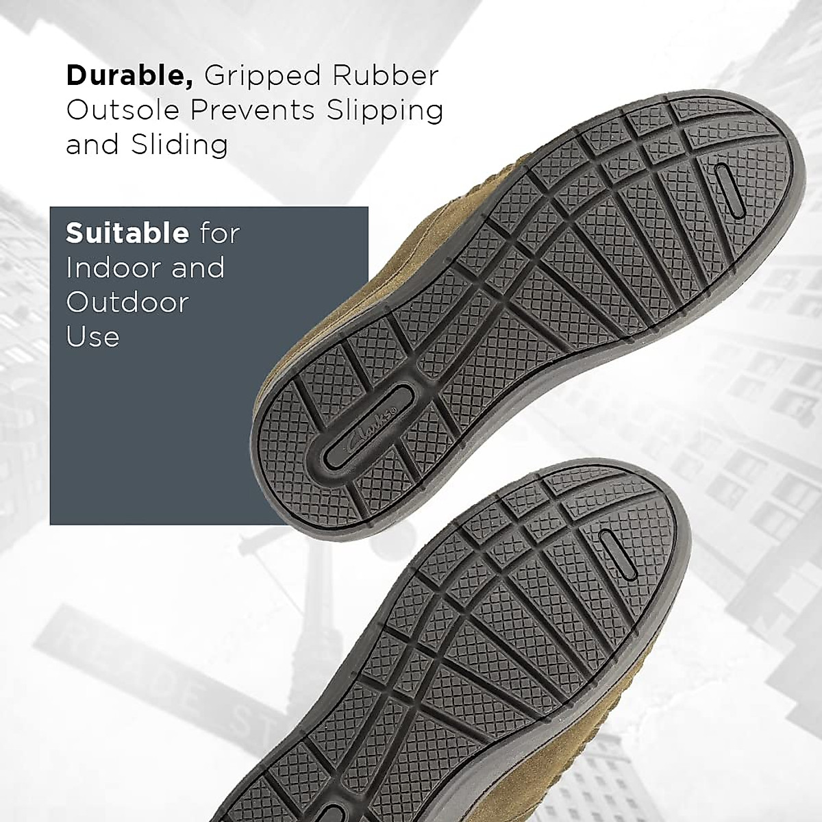 Clarks Men's Open Back Suede Sherpa Lined Clog Slippers, JMH2062 - Indoor/Outdoor Slip-Ons - Comfy & Durable Slides with Soft Plush Lining Cushioned Footbed & Gripped Rubber Outsoles (11 M US,Black)