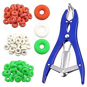 Mardatt 121 Pcs Bander Snap Pliers with 120 Pcs Rubber Rings, Multi Function Filling Pliers, Balloon Expander Tool Snap Pliers