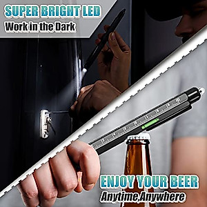 INOMO Stocking Stuffers Gifts for Men, 2Pc 9 in 1 Multi-Tool Pen Set, Cool Gadgets for Men, Unique Christmas Gifts for Men, Gifts for Dad, Grandpa, Boyfriend, Husband, Dad Gifts from Daughter