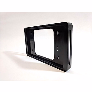 Professional Wall Mount for Raspberry Pi Touchscreen (Black Anodized Aluminum)