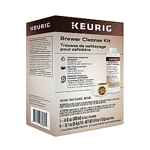 Keurig® K-Supreme Single Serve K-Cup Pod Coffee Maker & Brewer Cleanse Kit For Maintenance Includes Descaling Solution & Rinse Pods