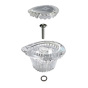 Grandiance 2 PCS Replacement Faucet Handle Compatible with Moen 100710 Posi Temp One Handle Tub and Shower Knob Handle Kit, Replacement Knob Handle for Moen Bathroom Faucet