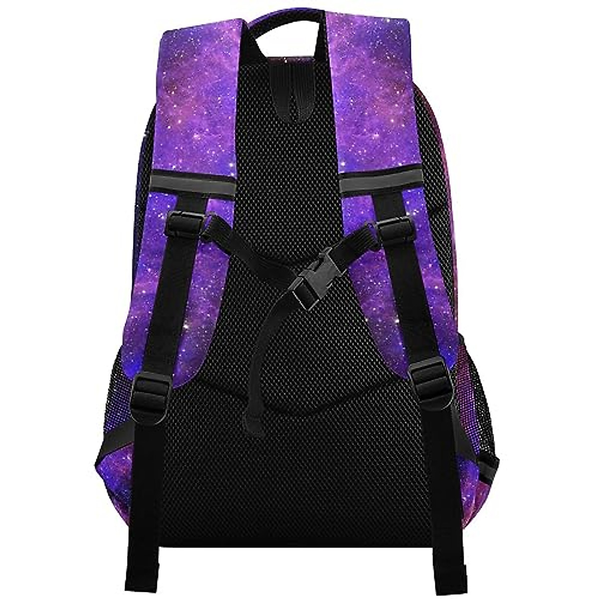 Sletend Teenage Girl’s Boy’s Backpack Middle School Student Bookbag Starry Sky Outdoor Daypack with Reflective Stripes, Large Capacity Printed Children's Backpack Student School Bag