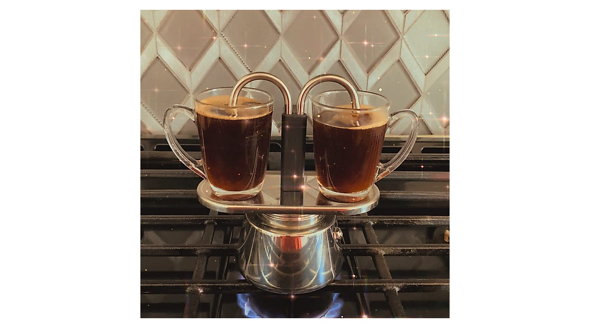 BRV Kitchen Mini Moka Pot - Perfect Espresso Made Easy