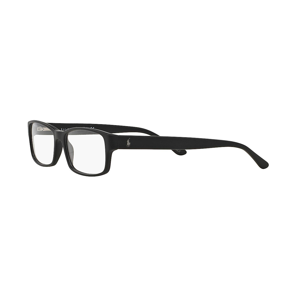 Polo Ralph Lauren Men's PH2065 Rectangular Prescription Eyewear Frames, Matte Black/Demo Lens, 54 mm