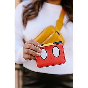 Buckle-Down Disney Mickey Mouse Bi-fold ID Card Wallet - Blue Culture Tees Exclusive