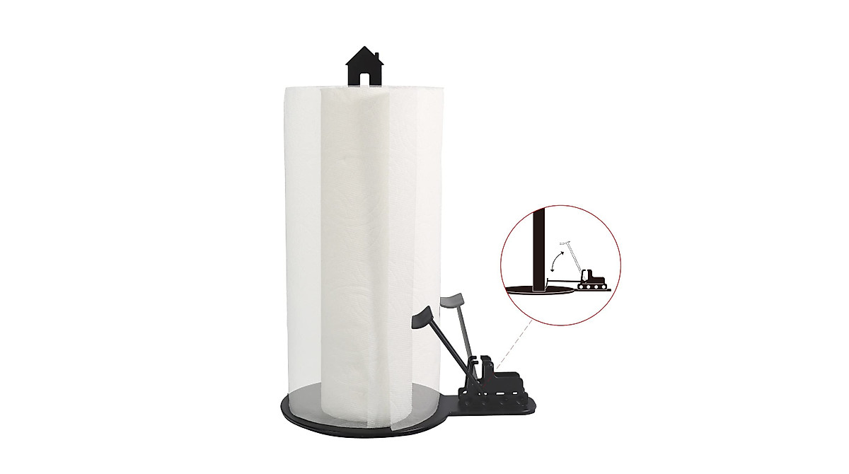 Onlycee Bulldozer Paper Towel Holder – Stylish & Fun Kitchen Accessory