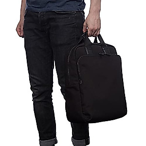 KNOMO James 16 inch Laptop Briefcase Men Waterproof Backpack Slim Travel Rucksack Business Casual Daypack, Black