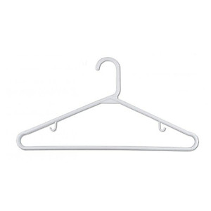 A Basics White Hangers 8-Pack