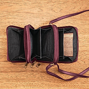 Multi-Compartment Cellphone Purse with Touch Screen