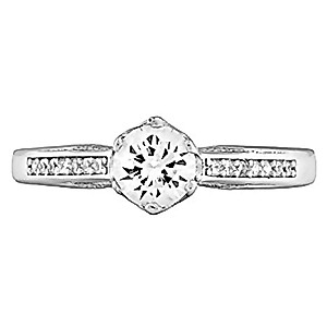 Lilly: 0.96ct Brilliant-cut Russian Ice on Fire CZ Promise Engagement Ring 925 Silver, 3193 sz 6.0