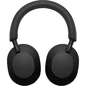Sony WH-1000XM5 Wireless Industry Leading Noise Canceling Headphones with Auto Noise Canceling Optimizer, Crystal Clear Hands-Free Calling, and Alexa Voice Control, Black (Renewed)