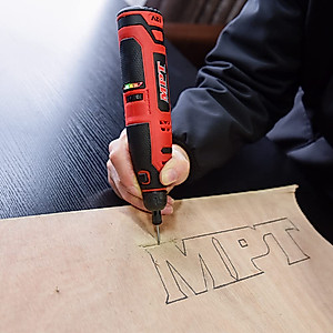 12V Cordless Rotary Tool - ANTOL Battery Powered Rotary Tool Kit - 1 Hour Fast Charger, 6 Variable Speed, Perfect for Cutting, Grinding, Wood Carving, Engraving, Polishing and Drilling, 49 Accessories