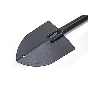 Bully Tools 92712 14-Gauge Round Point Trunk Shovel with Poly D-Grip Handle