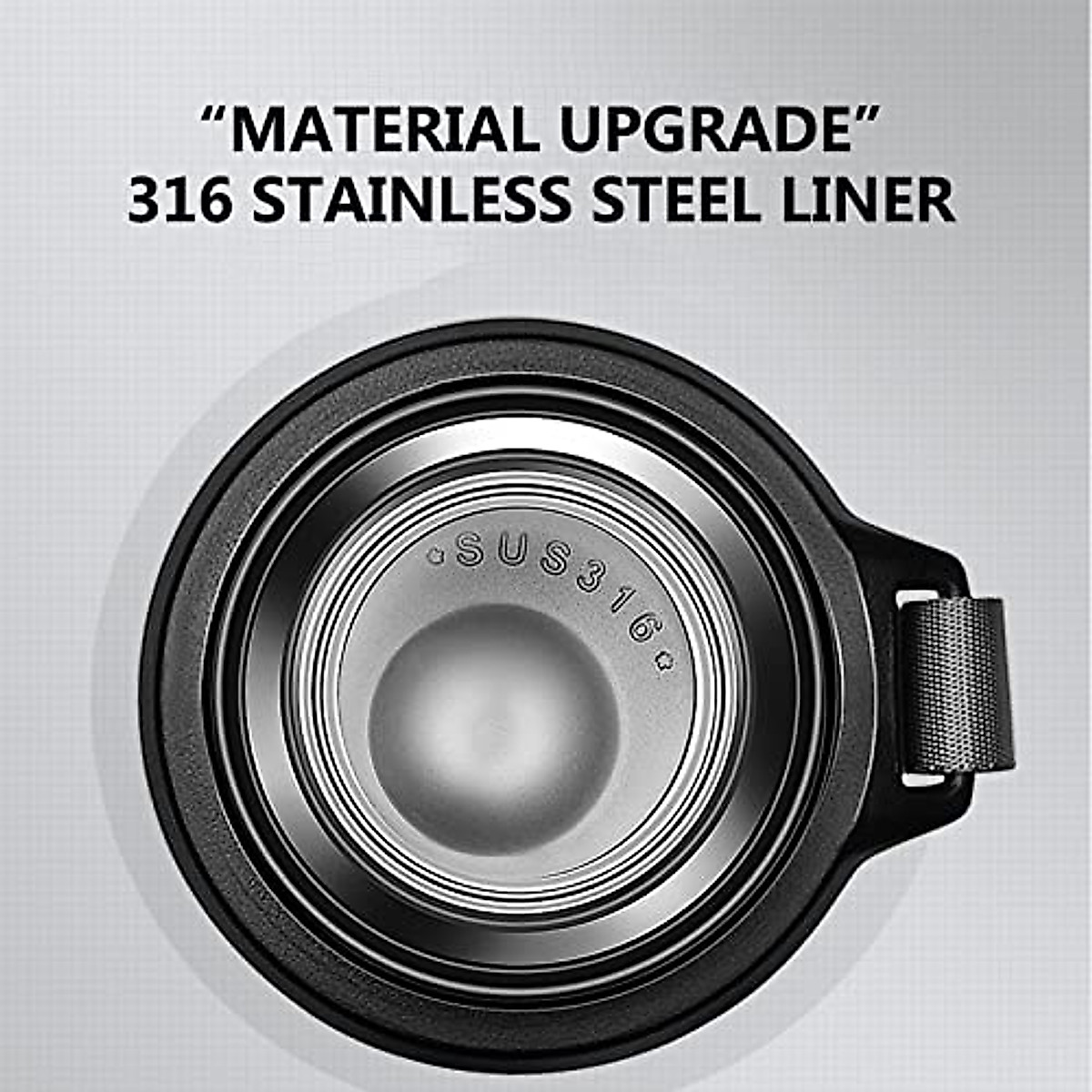 MMLLZEL Thermos Flask Outdoor Stainless Steel Termos Large Capacity Thermo Coffee Mug Cup Water Bottle (Color : D, Size : 1000ml)