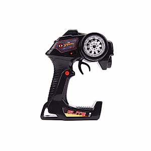 Jada Toys Marvel Spider-Man Dodge Charger Daytona 4x4 Elite R/C with Turbo Boost USB Charging and Batteries Included (30761), Blue, Red