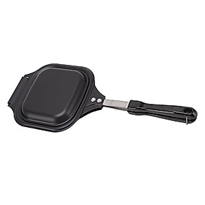 TOPINCN Frying Pan, Double Sided Aluminum Alloy Even Heating Pancake Pan, Home Kitchen Egg Bacon Steak Frying Pan Pancake Cookware