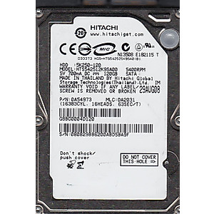 HTS542512K9SA00, PN 0A54973, MLC DA2031, Hitachi 120GB SATA 2.5 Hard Drive