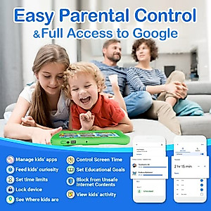 Contixo V9 Kids Tablet and H1 Kids Headphones Bundle, 7-inch HD, Ages 3-7, Toddler Tablet with Camera, Parental Control - Android 10, 32GB