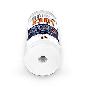 Aquaboon 8-Pack of 5 Micron 10" x 4.5" Sediment Water Filter Replacement Cartridge | Whole House Sediment Filtration | Compatible with W15-PR, HD-950, WFHD13001B, GXWH35F, GXWH30C