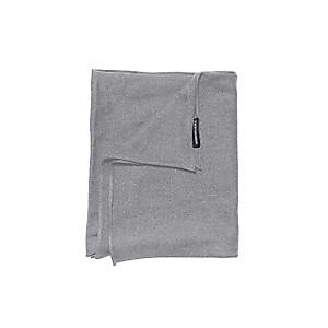 State Cashmere Unisex Long Jersey Knit Scarf Made with 100% Pure Inner Mongolian Cashmere - Elegant, Soft, & Versatile - Ultra Warm Winter Accessories - (Pale Charcoal, 80"x13.5")
