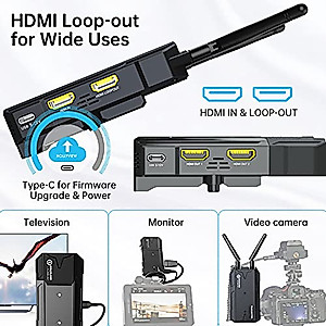 Hollyland Mars 300 PRO [Official] HDMI Loopout Wireless Video Transmitter and Receiver with 0.08S Low Latency, for Videographer Photographer Filmmaker Cinematographer(Enhanced)