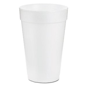Dart 14J16 14 oz Capacity, 3.7" Top and 2.4" Bottom Diameter, 4.8" Height, Insulated Foam Cup (40 Packs of 25)