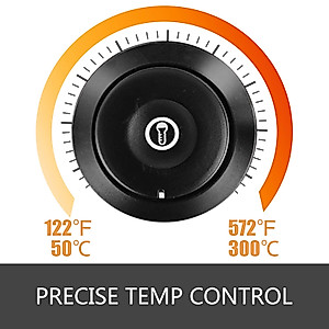 VBENLEM 22" Commercial Electric Griddle,Electric Countertop Flat Top Griddle 110V 1600W,Non-Stick Restaurant Teppanyaki Stainless Steel Grill,Adjustable Temperature Control 122°F-572°F.
