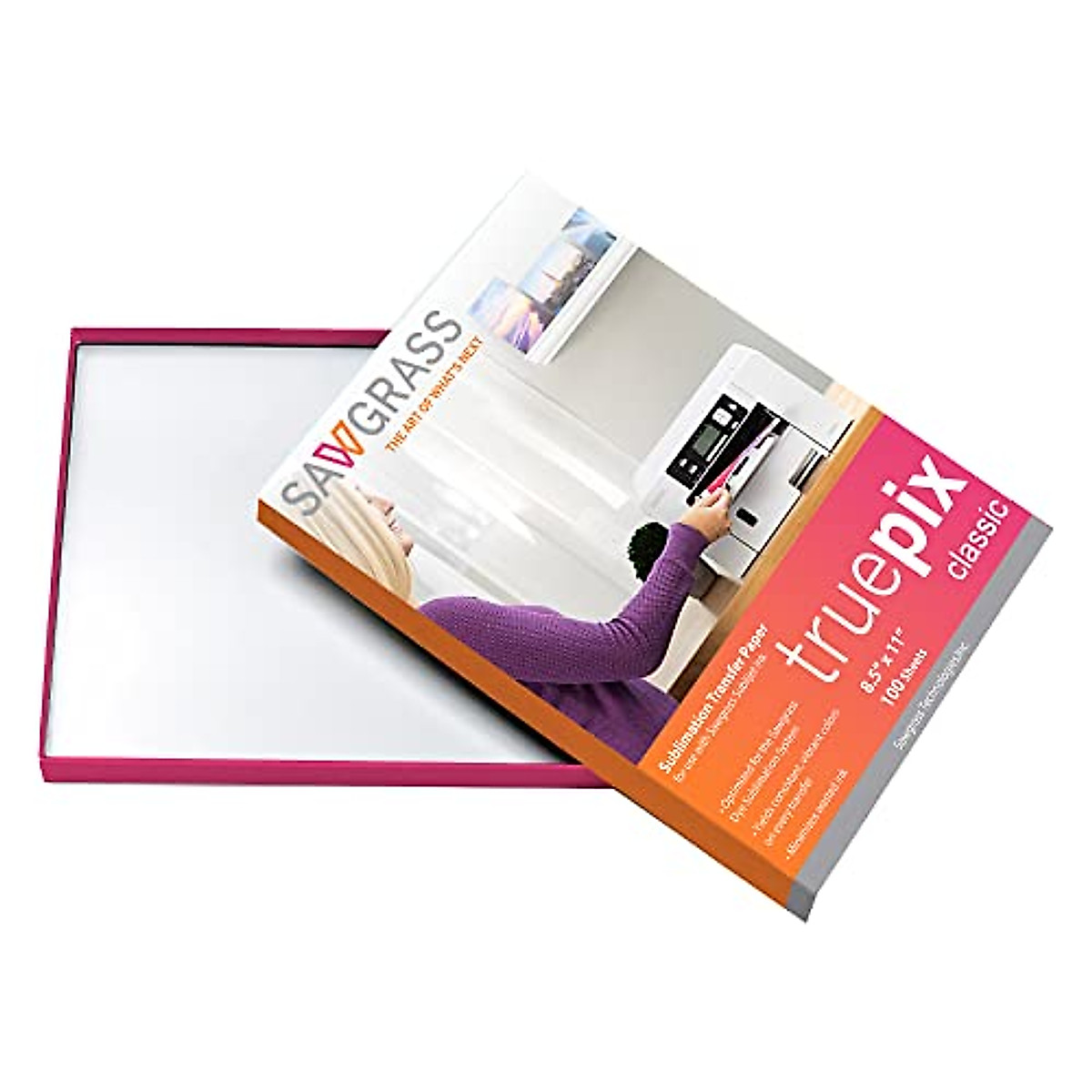 Sawgrass Easysubli Inks SG500 & SG1000 4 Pack with Sublimation Paper, 4 Rolls of Tape, & Designs