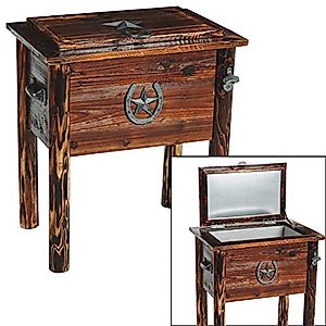 Leigh Country TX 94012 54Qt. Cooler Char-Log, 54 Quart, Brown