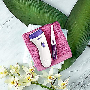 Conair Ladies Dual Foil Rechargeable Wet/Dry Shaver with Pop-up Trimmer