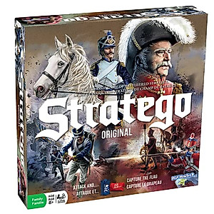 PlayMonster Stratego Original New Ed -- New Look, Same Classic Strategy Game -- Capture Your Opponent's Flag to Win! -- Ages 8+