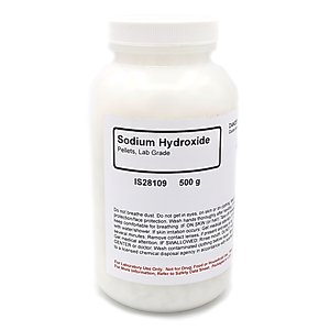 ALDON Innovating Science Laboratory-Grade Sodium Hydroxide Pellet, 500g - The Curated Chemical Collection