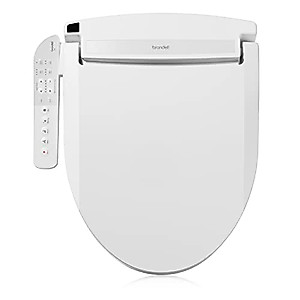 Brondell Swash Electronic Bidet Toilet Seat LE89, Fits Elongated Toilets, White – Side Arm Control, Warm Air Dryer, Strong Wash Mode, Stainless-Steel Nozzle, Nightlight and Easy Installation