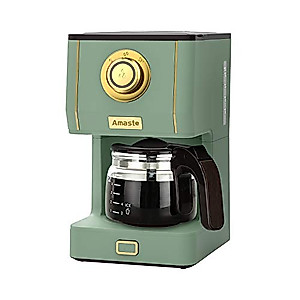 Amaste Retro Coffee Maker & Toaster Set- Matcha Green