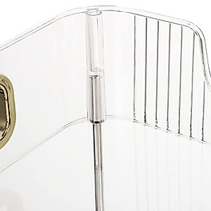 Cabilock Bathroom Organizer Countertop Shelf Bracket Bathroom Shelf Tiered Vanity Shelf Organizer Holder 2-Tier Versatile Kitchen Rack Bathroom Organizer Countertop Shelf Bracket