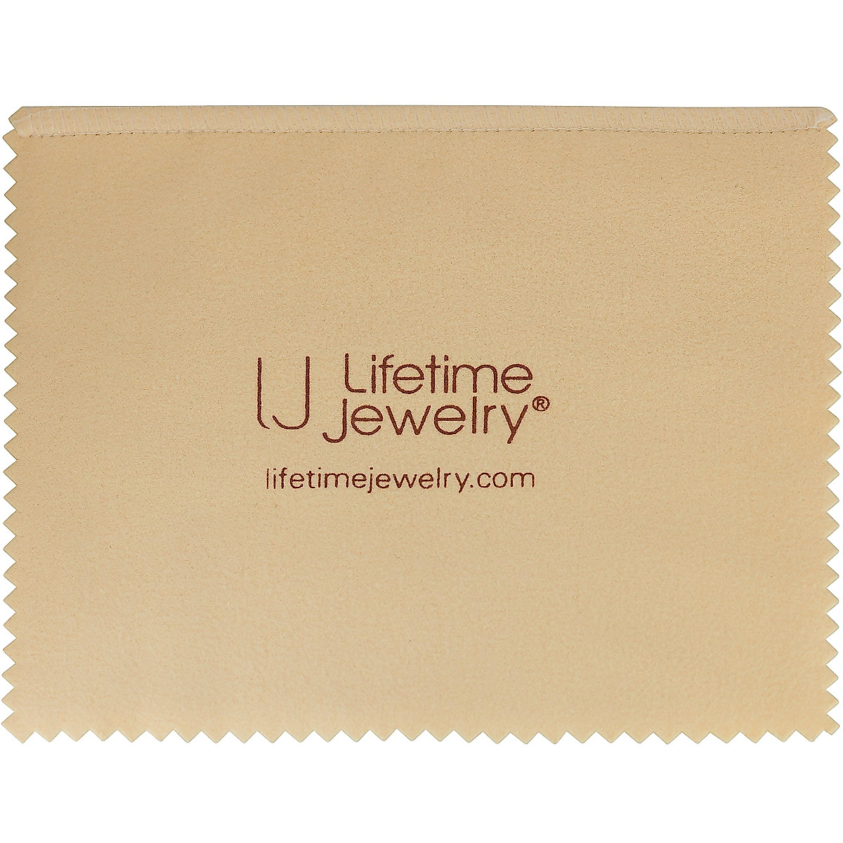 LIFETIME JEWELRY Polishing Cloth New and Improved Professional Cleaner for Gold or Rhodium Plated Jewelry Comes in Plastic Storage Pouch 5 x 6 Inches