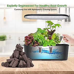 60 Pack Replacement Grow Sponges, Seed Pod Kit Seed Starter Pods Hydroponics Sponges Grow Sponges for Hydroponics Root Growth Sponges Refill Pods for Hydroponic Growing System Indoor Garden, Square