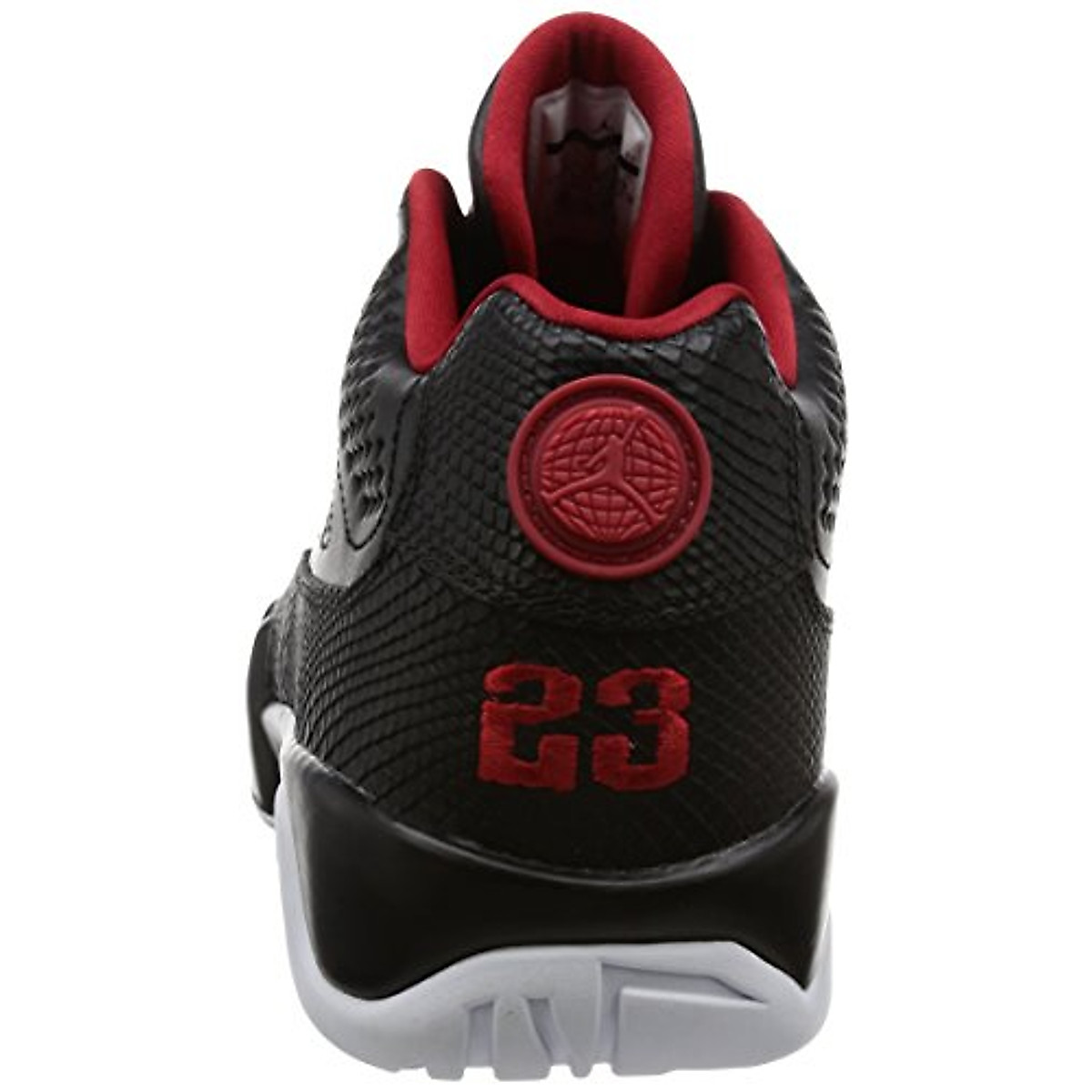 Nike Men's Air Jordan 9 Retro Low Black/White/Red 832822-001 (Size: 11)