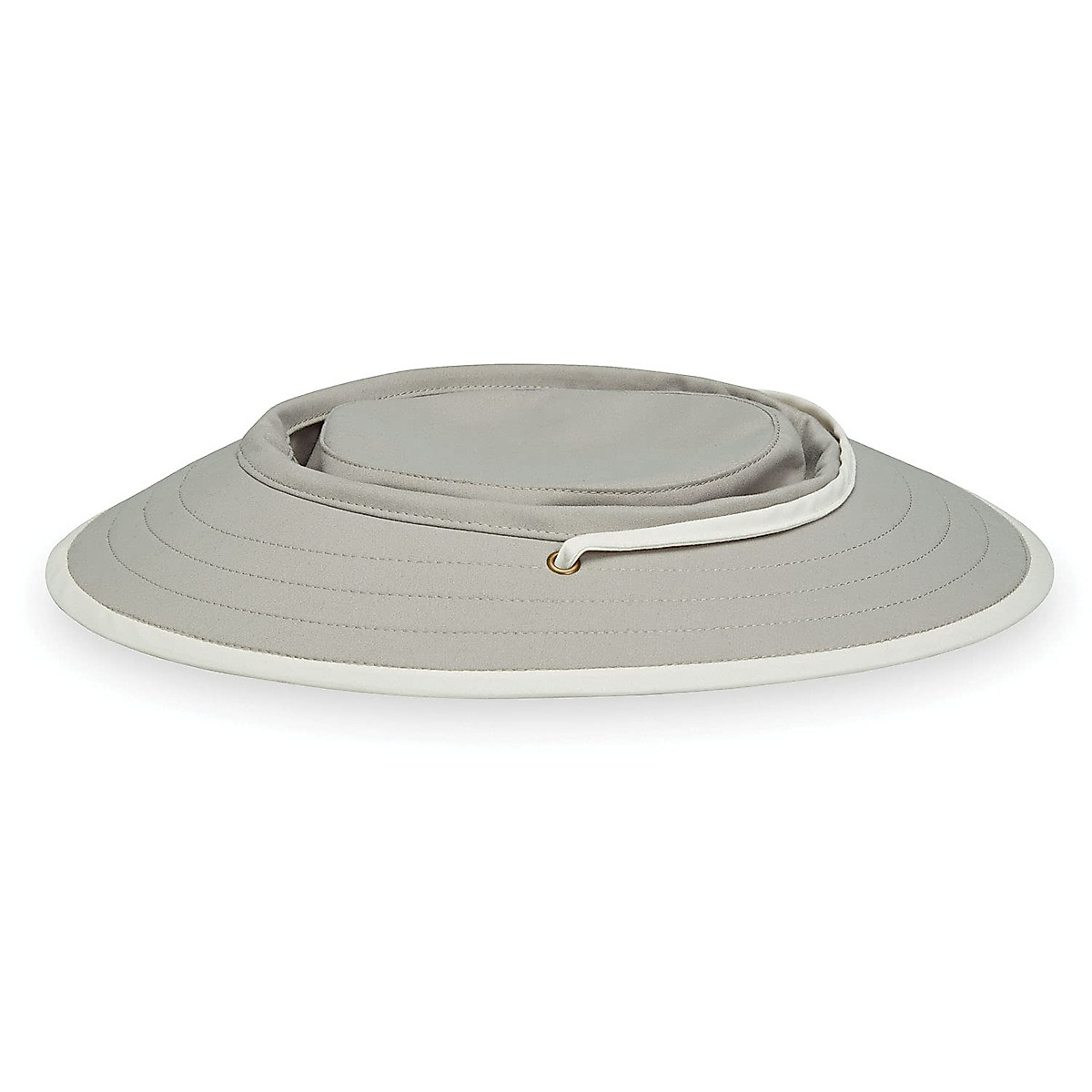 Wallaroo Hat Company – Women’s Ladies Explorer Sun Hat – UPF 50+, Wide Brim, Packable Design, Chin Strap, Adjustable Size – Sun-Smart Functional Hat for Outdoor Adventure Travel (Stone/Natural)