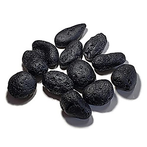 1pc Indochinite Super Black Tektite 38-67mm Specimen Very Rare Glass Naturally Formed from Meteorite Impact & Found in The Vietnam Area of The Strewnfield